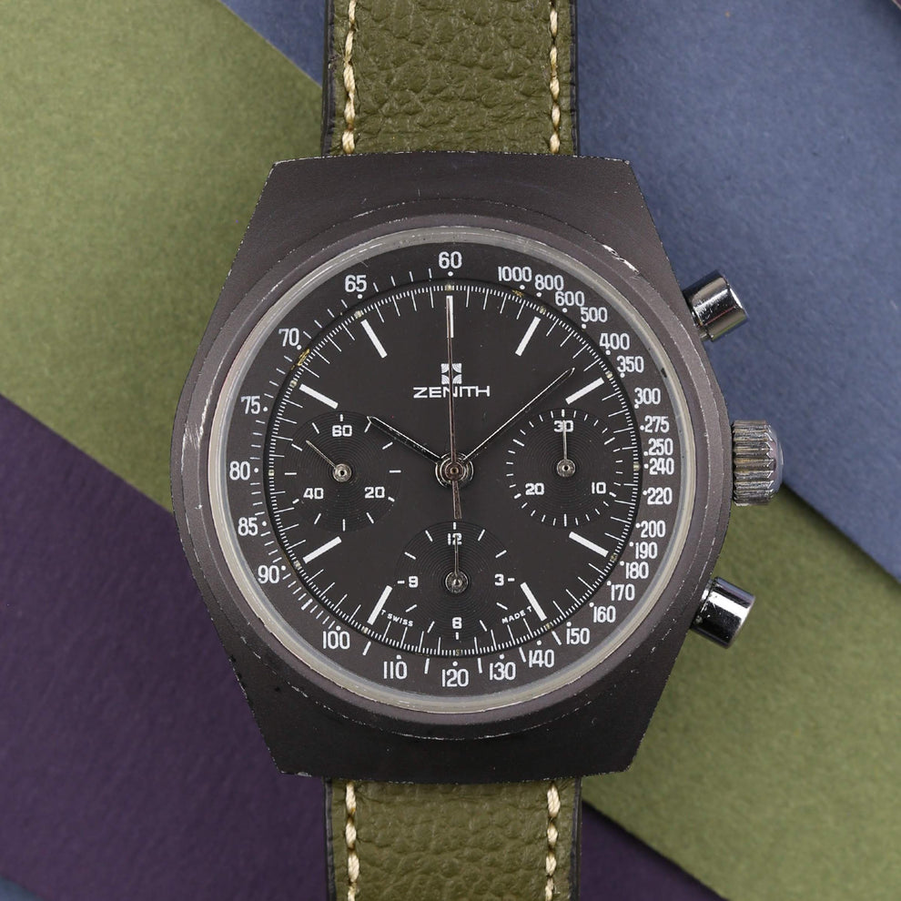Zenith Shadow Prototype Chronomaster Vintage Chronograph – Tortoise Watches