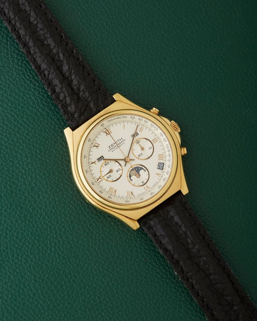 Zenith 30.0160.418 El Primero Moonphase 18k – Tortoise Watches