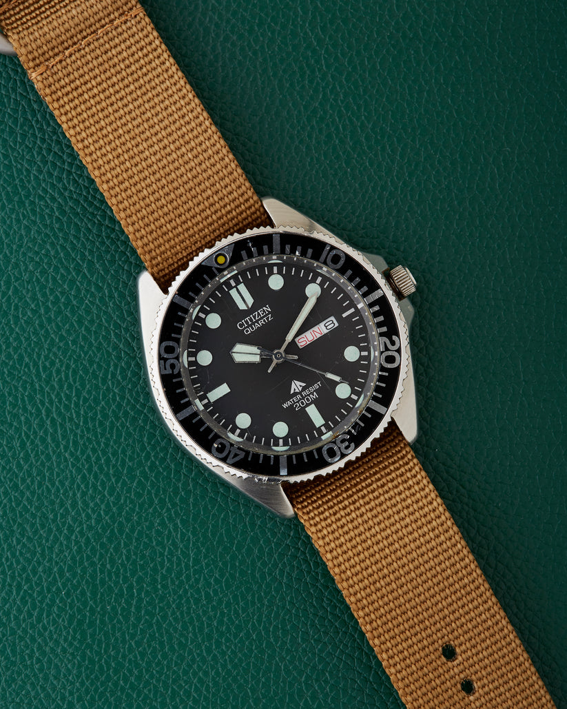 Citizen Promaster 5502-F50336Y Vintage Day-Date Diver – Tortoise Watches