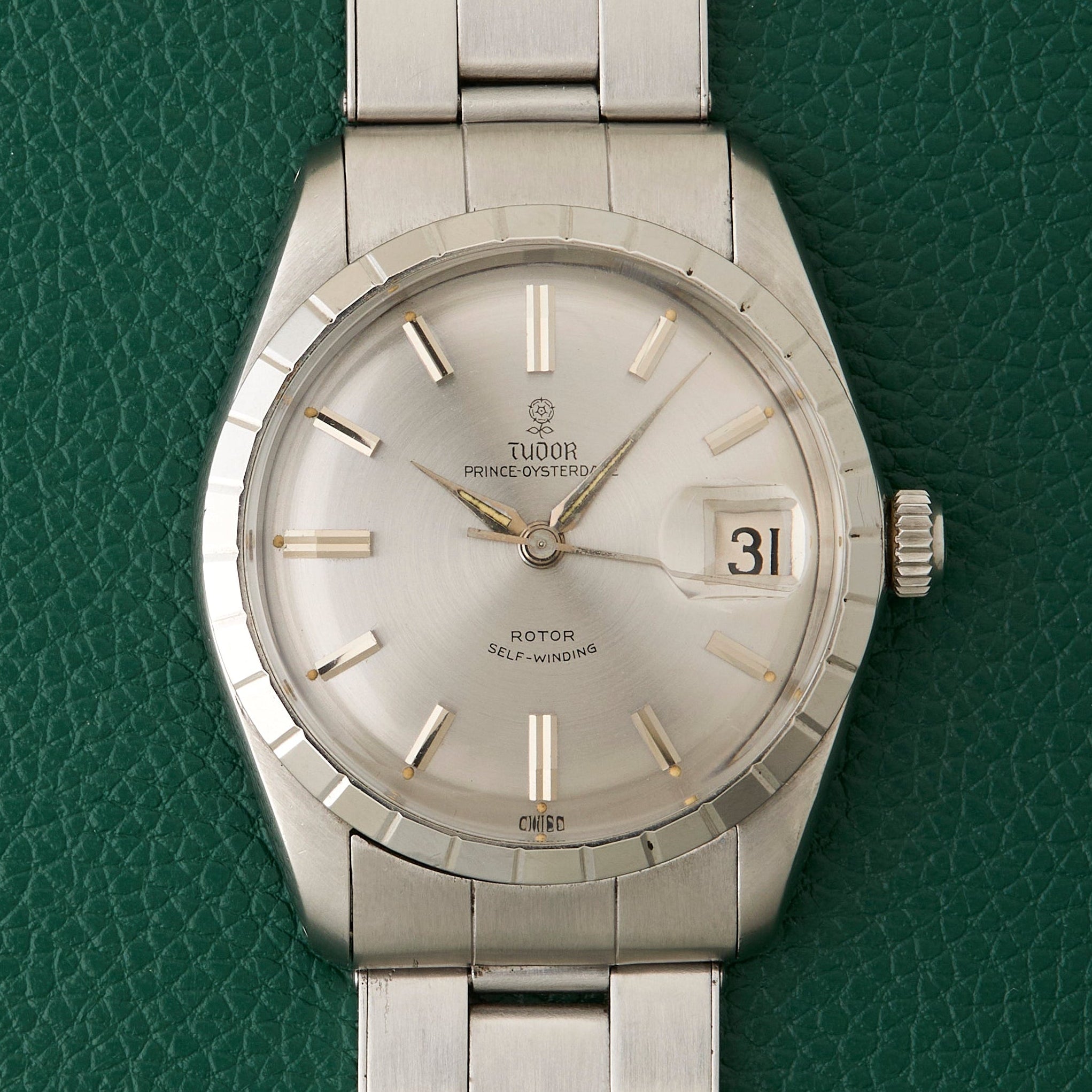 Tudor Ref.7966 Prince Oysterdate Silver Sunburst Dial Rolex Bracelet 1 ...