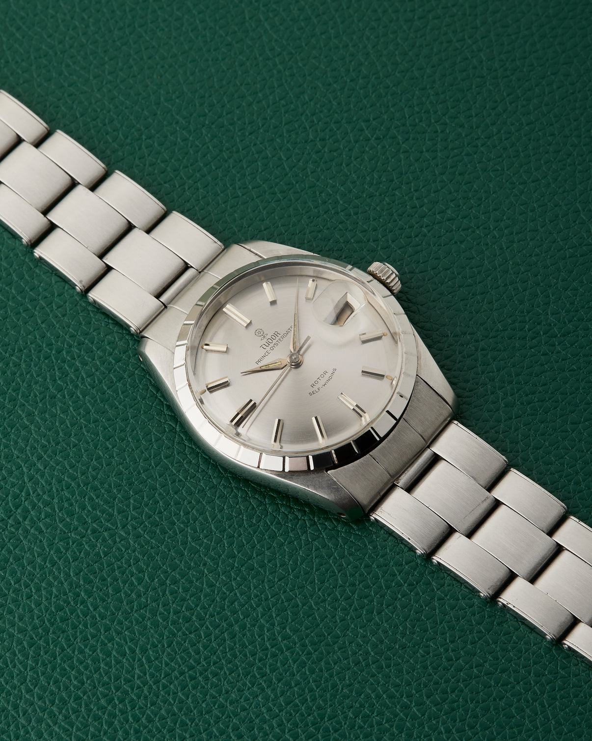 Tudor Ref.7966 Prince Oysterdate Silver Sunburst Dial Rolex Bracelet 1 ...