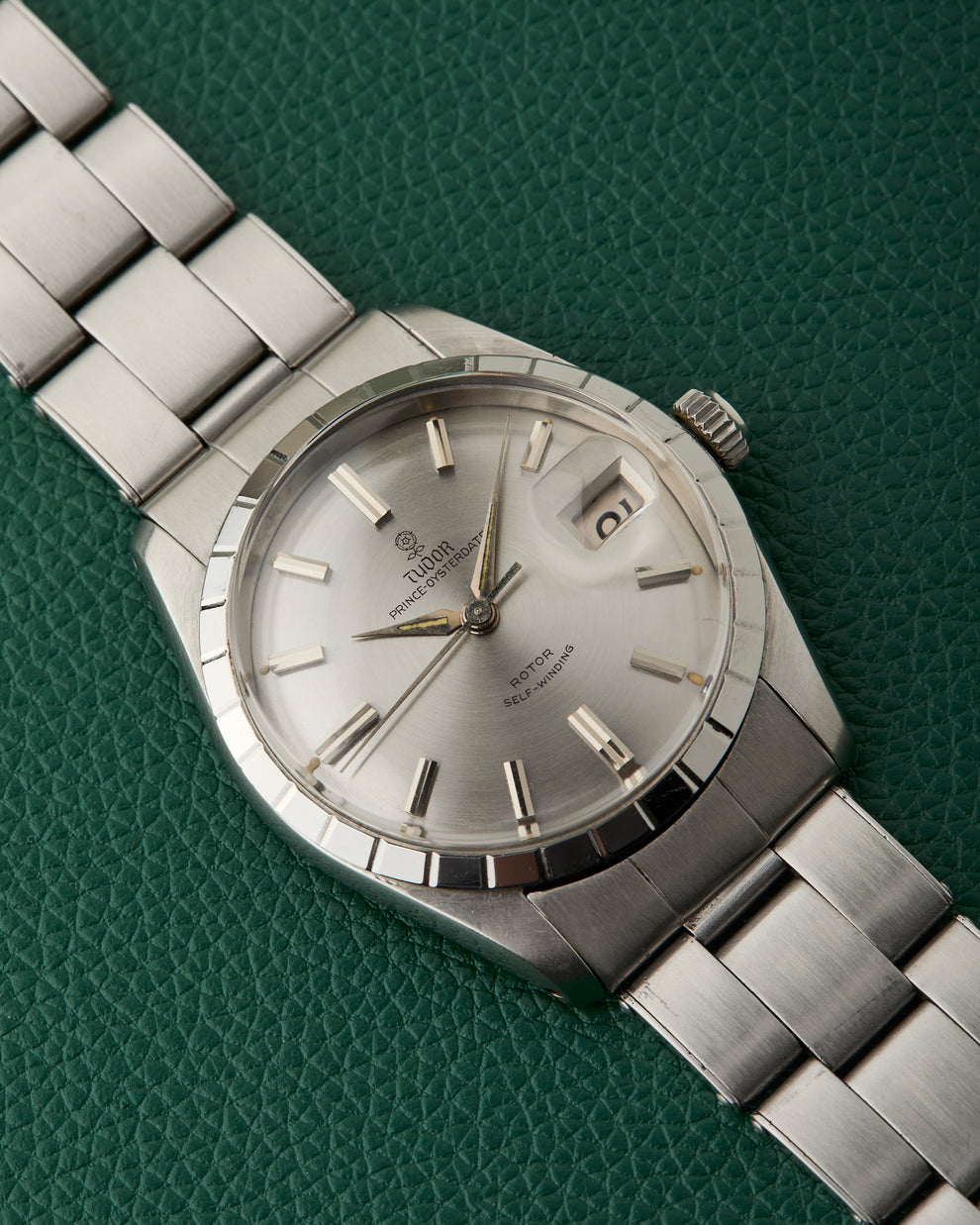 Tudor Ref.7966 Prince Oysterdate Silver Sunburst Dial Rolex Bracelet 1 ...