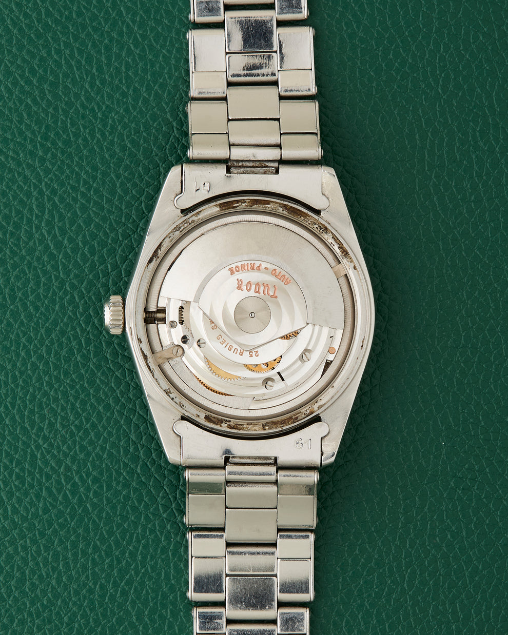 Tudor Ref.7966 Prince Oysterdate Silver Sunburst Dial Rolex Bracelet 1 ...